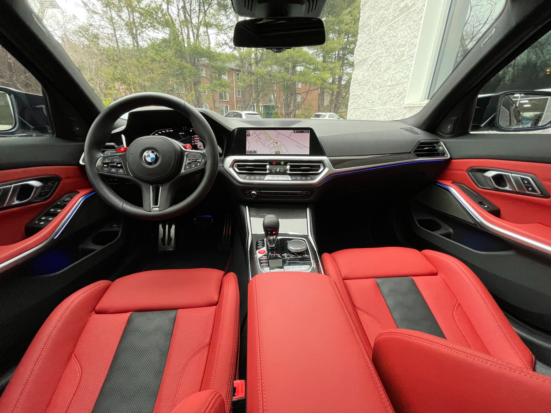 2022 Bmw M3 Red Interior